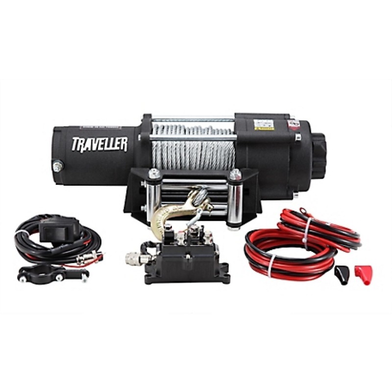 Traveller 12V UTV Electric Winch, 4,500 lb. Capacity